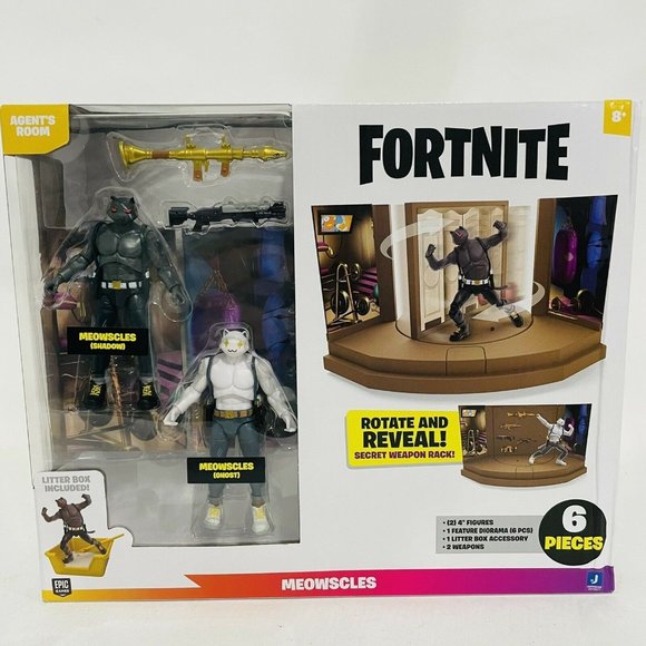 Toys | Fortnite Agents Room Meowscles Ghost Shadow4 Figures Hes One ...